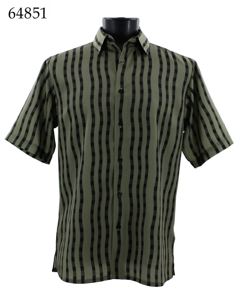 Bassiri Short Sleeve Shirt 64851 – Unique Design Menswear