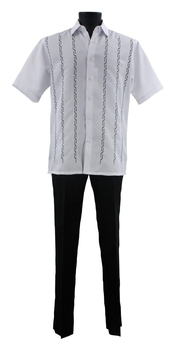 Bassiri 2pc Set A 139 White – Unique Design Menswear